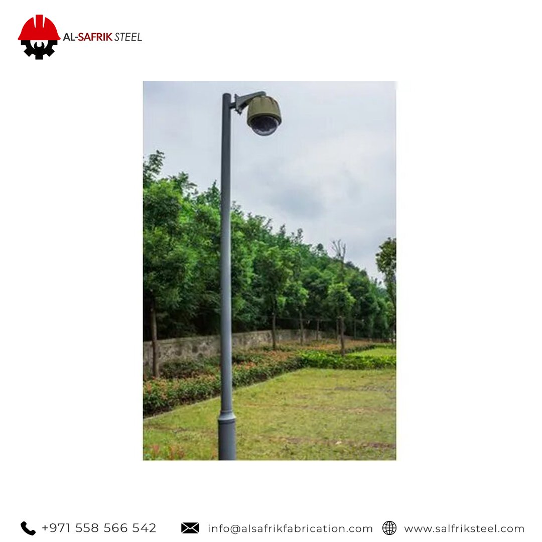 Security Camera Poles In Dubai Al Safrik Steel