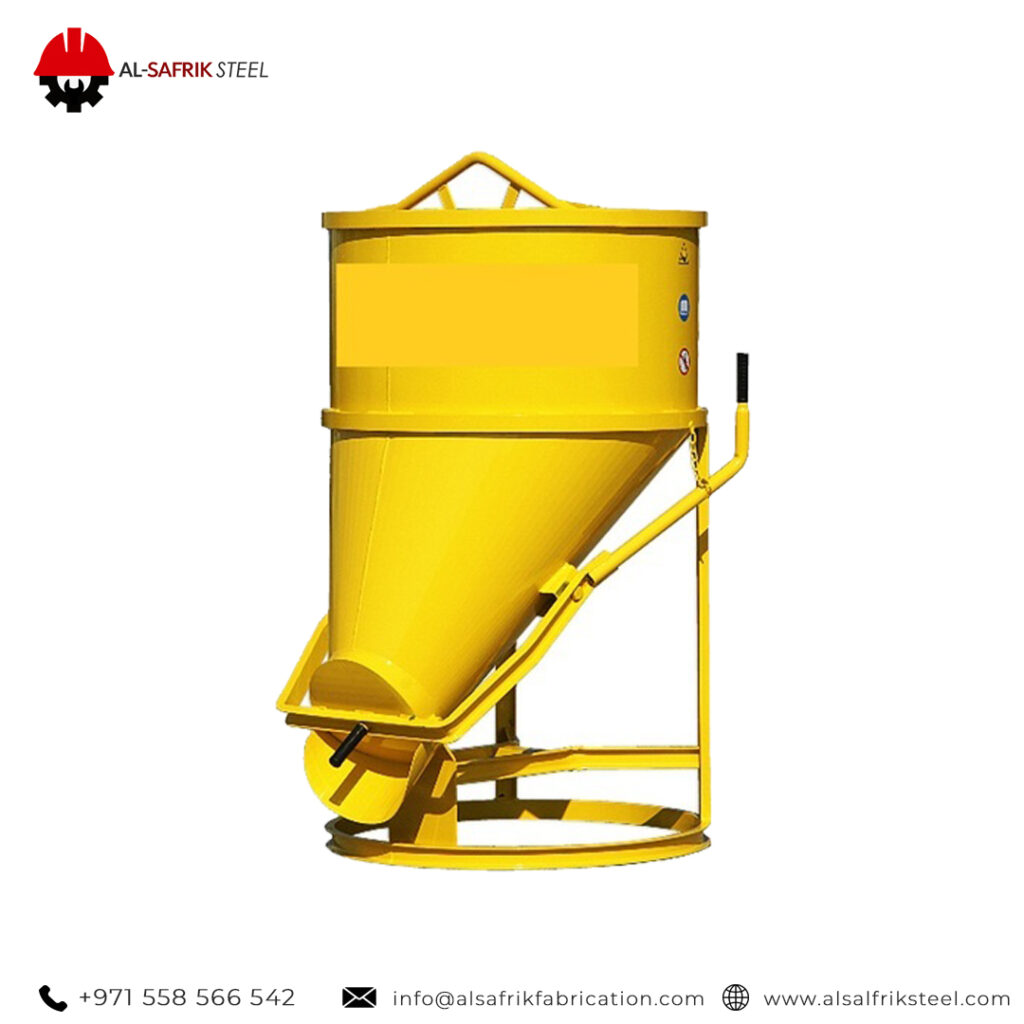 Concrete Bucket In Dubai- Buy Now | Al Safrik Steel